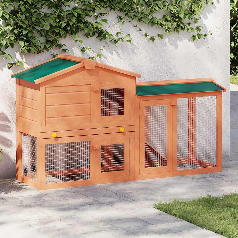 Outdoor Large Rabbit Hutch Small Animal House Pet Cage Wood – Upclimb ...