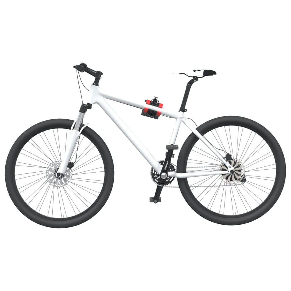 Bike Repair Stand Wall Mounted Foldable Red and Black Steel – Upclimb ...